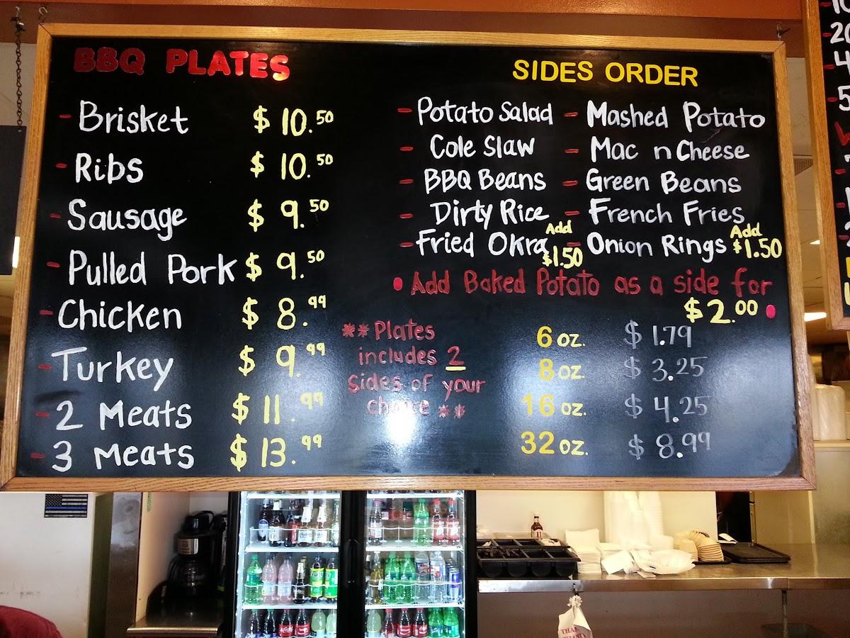 Menu at Rack Shack BBQ & Wings, Houston