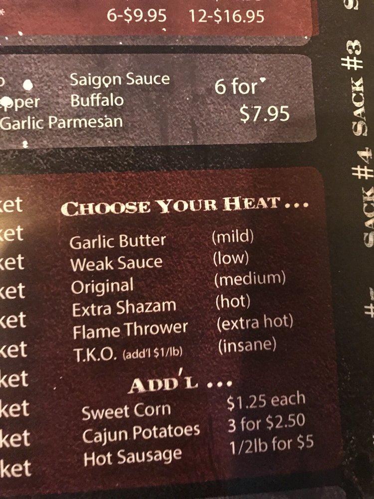 Menu at The Crab Station - Arlington restaurant, Arlington