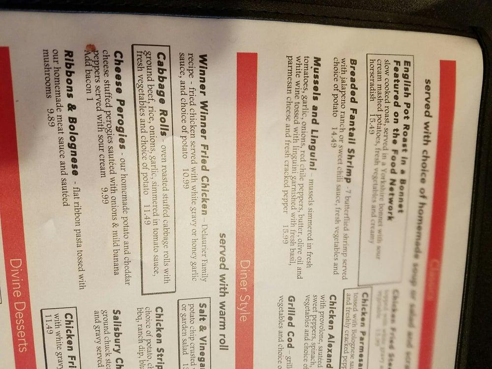 Menu at Maple Leaf Diner restaurant, Dallas