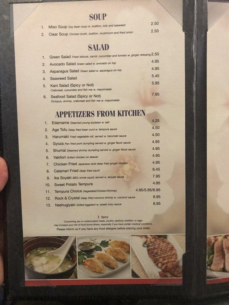 Menu at Tokyo - Hibachi & Sushi restaurant, Medina