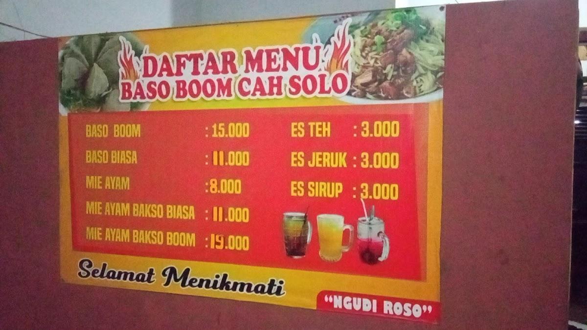 BASO BOOM & MIE AYAM CAH SOLO restaurant, Indonesia - Restaurant reviews