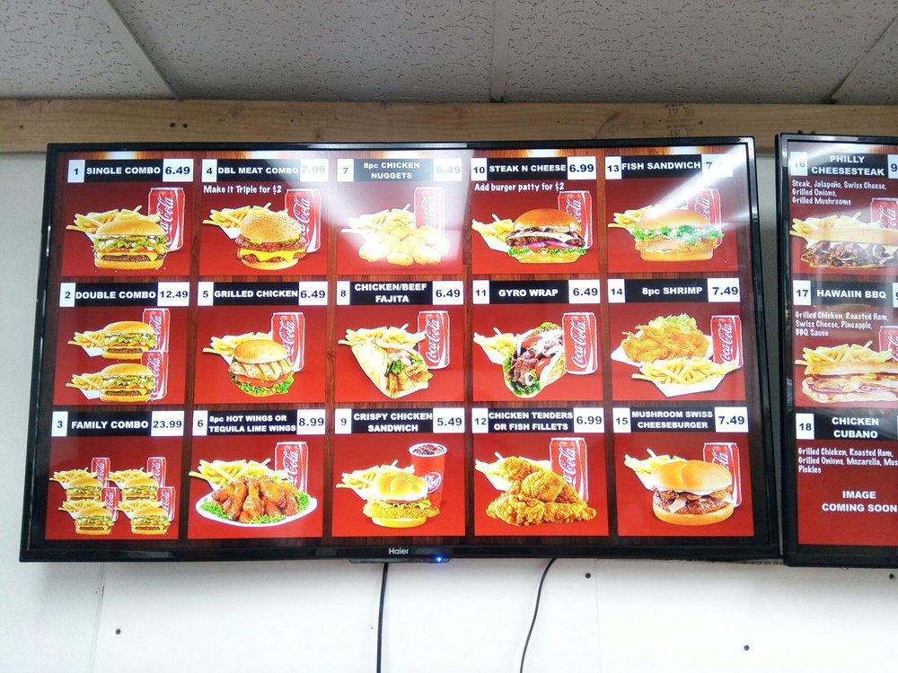 Menu at Collins Burger Mart restaurant, Arlington