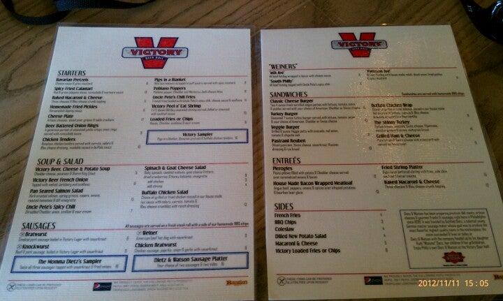 Menu at Miller Time Beer Hall at Stateside Live! pub & bar, Philadelphia