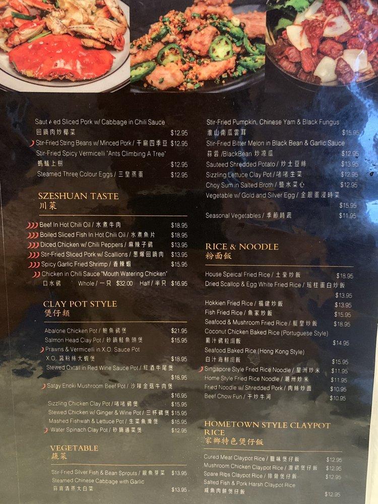 Menu at King Restaurant & Bar, Honolulu