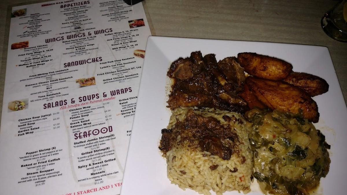 Menu at Essence Bar and Grill, New York City, Atlantic Ave