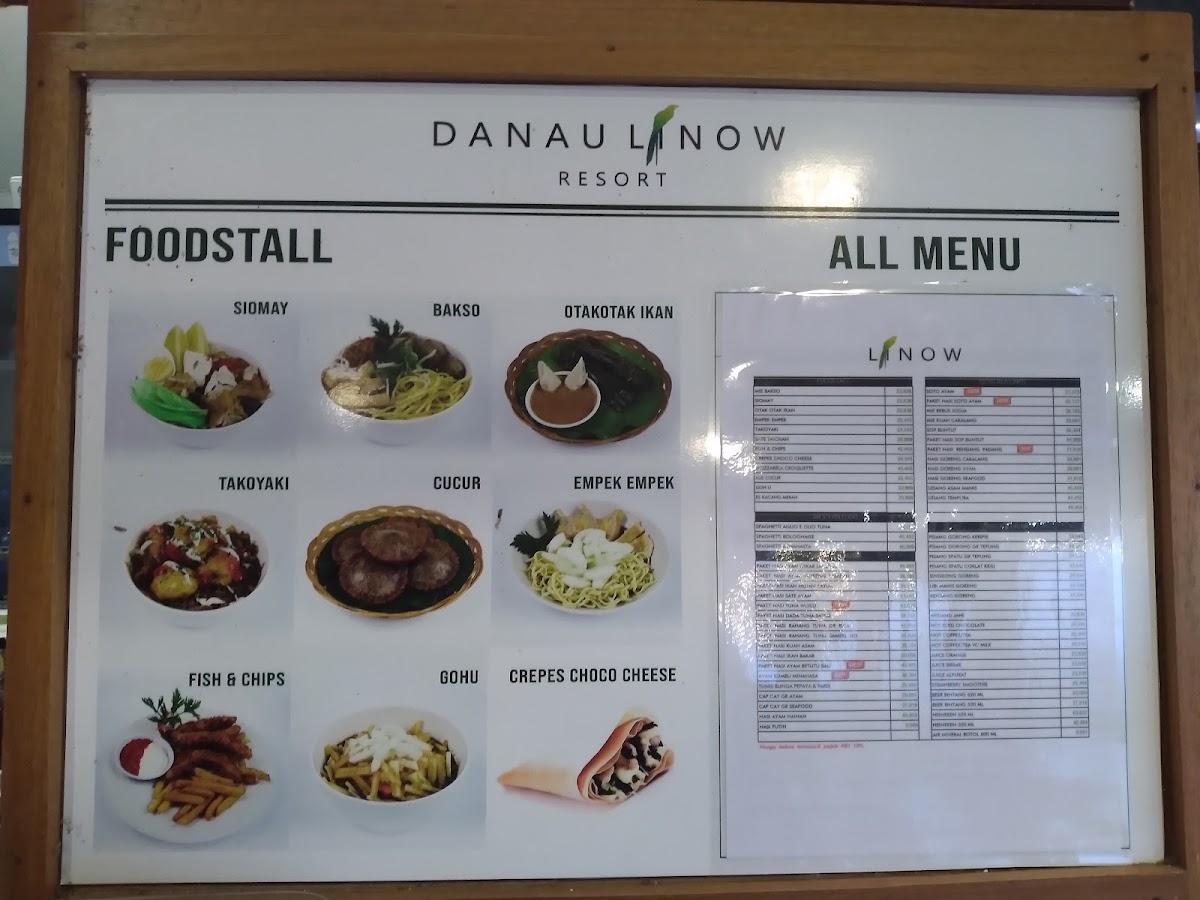 Menu at Linow Coffee Shop cafe, Tomohon
