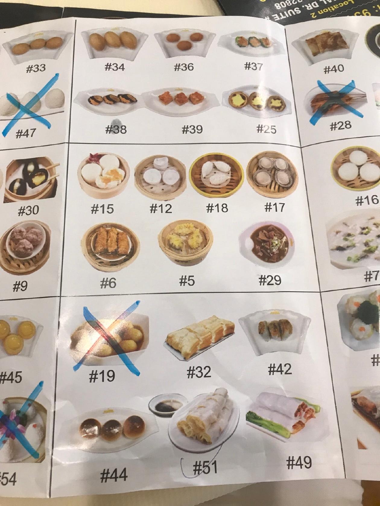 Menu at TEN TEN Chinese Seafood Dim Sum Restaurant 天天渔港, Sunrise
