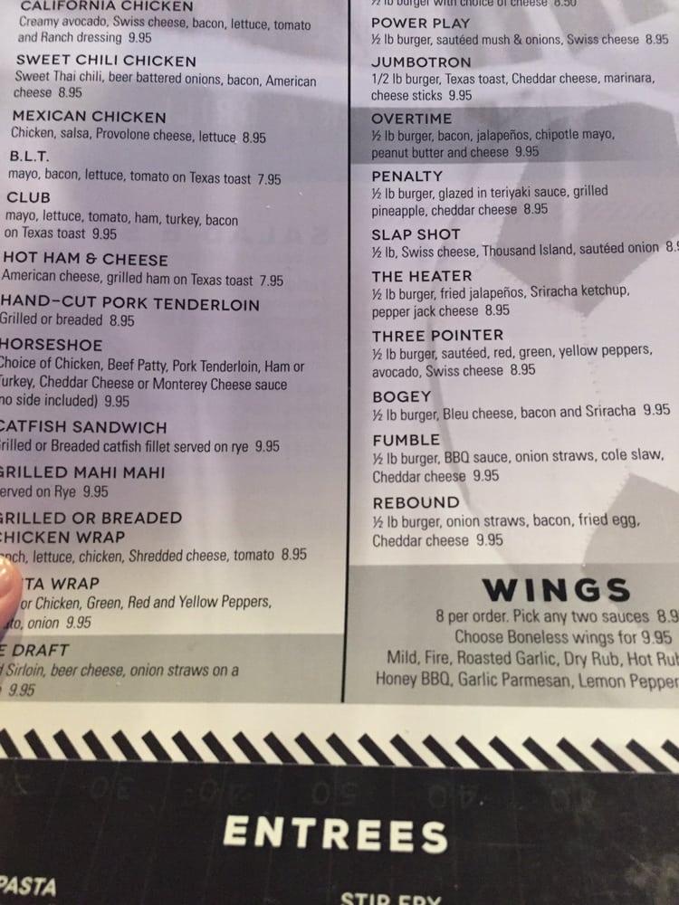 Menu at The Draft Sports Bar And Grill, Decatur