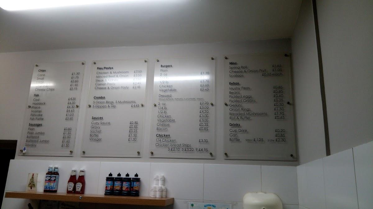 Menu at Lakeside Takeaway fast food, Cheltenham