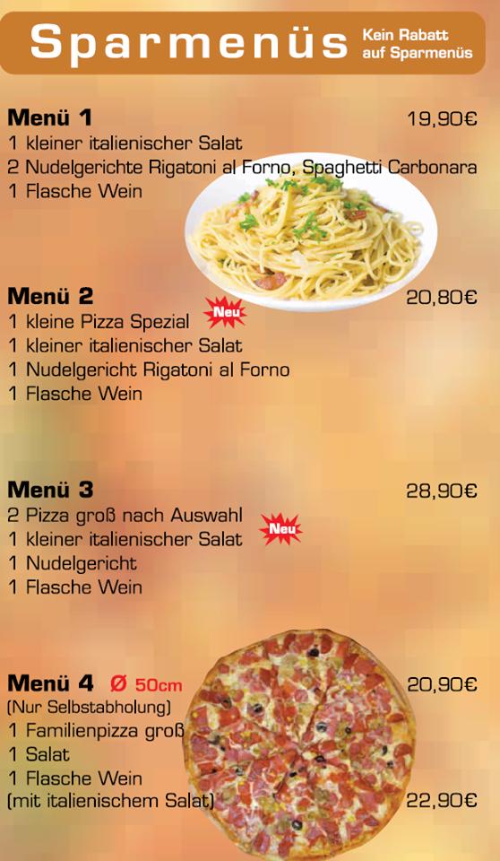 Carta del restaurante La Fortuna ( Neueröffnung ), Hochstadt am Main