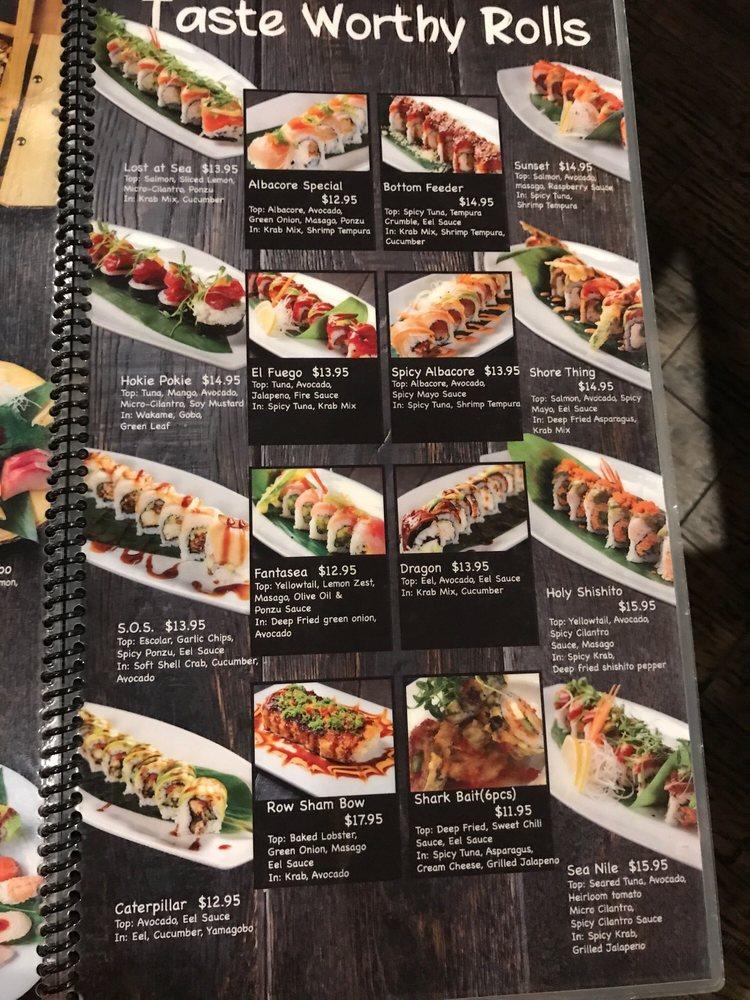 Menu at Boto Sushi restaurant, San Diego, Carmel Mountain Rd #1305