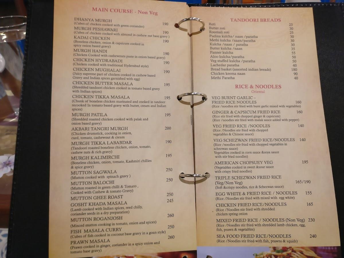 Menu at Mayuri Bar & kitchen, Bengaluru, Cluster_bellanduru 19 Mayfair ...