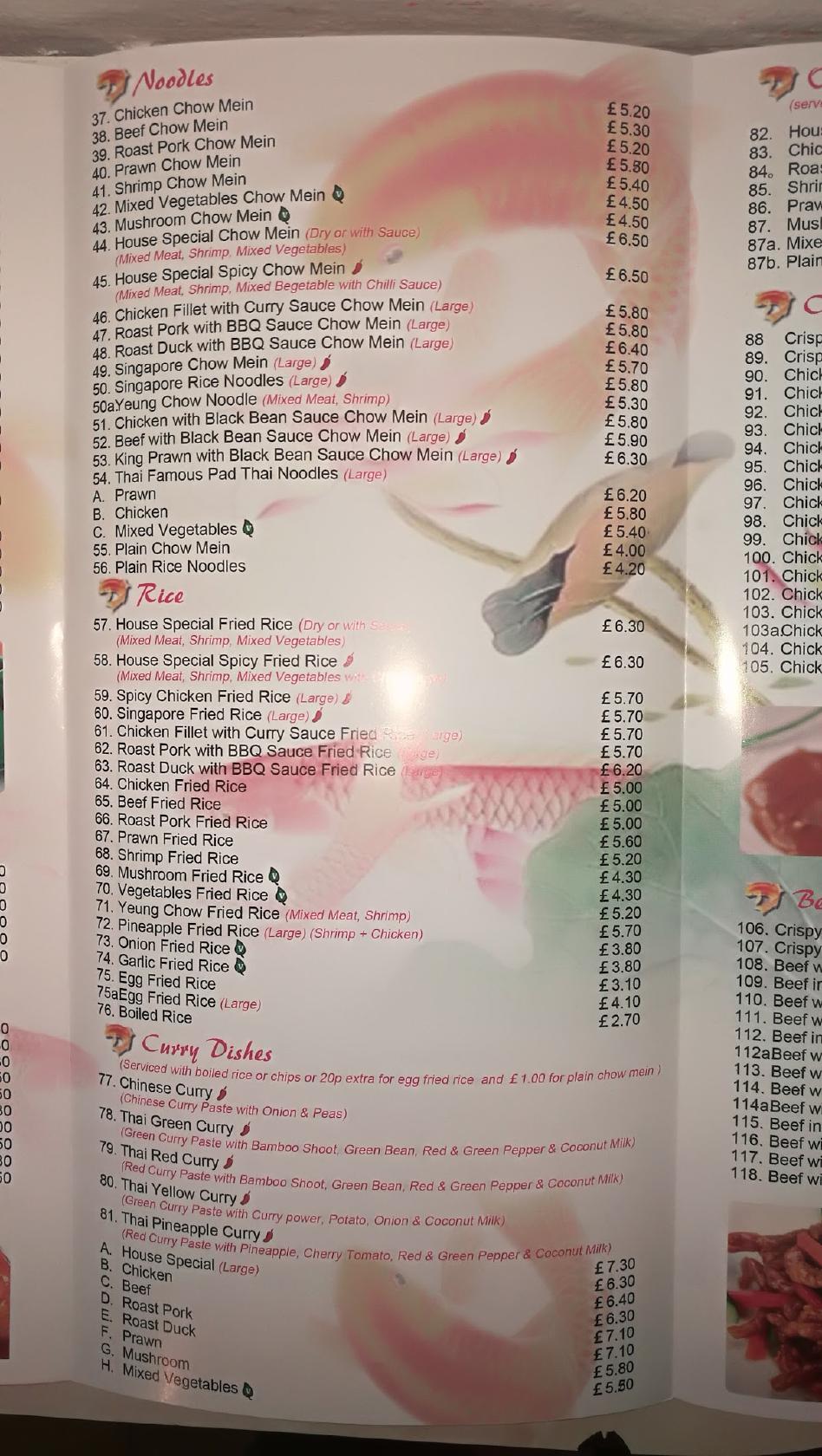 Menu at Wok This Way fast food, Southampton