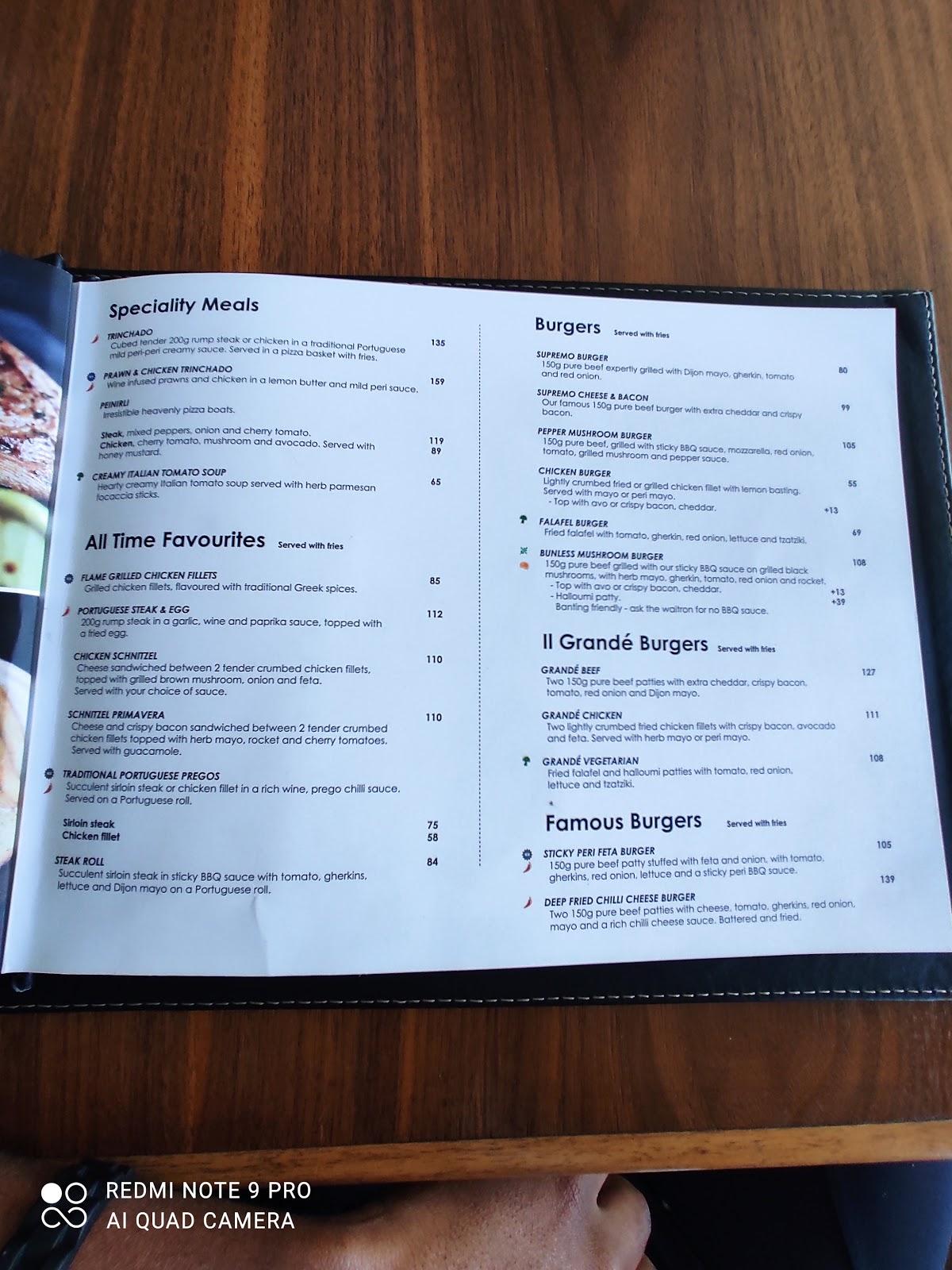 Menu at Del Forno Parkmore restaurant, Sandton, Shop 7 Parkmore Square ...