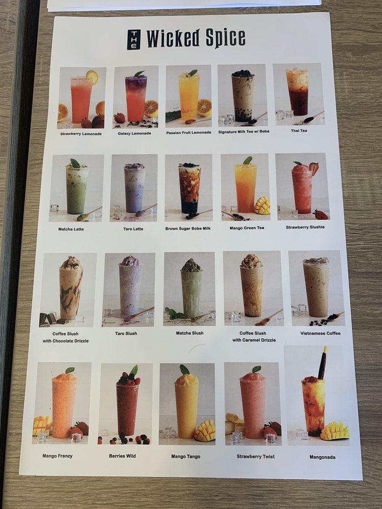 Menu at The Wicked Spice steakhouse, Artesia