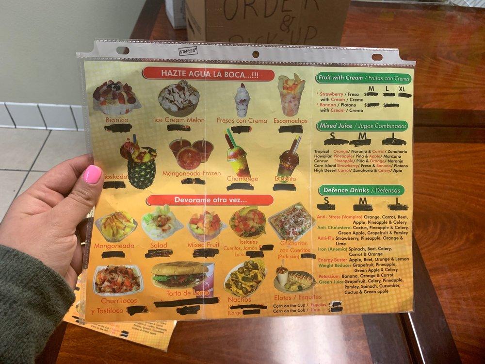 Menu at El Kiosko pub & bar, Hesperia