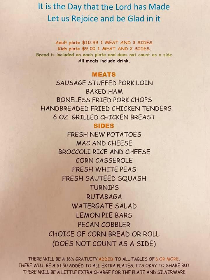 Menu at Ketchem's Restaurant, Catering and Venue, Hartford