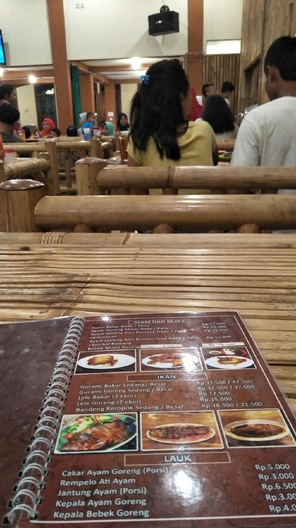 Carta del restaurante RM Lombok Abang, Semarang, Jl. Tlogosari Raya