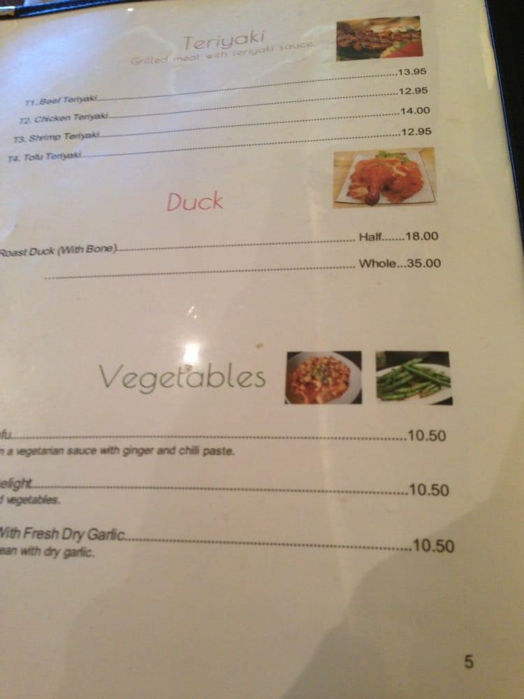 Menu at Asian Fusion restaurant, Fairplay, US Hwy 285