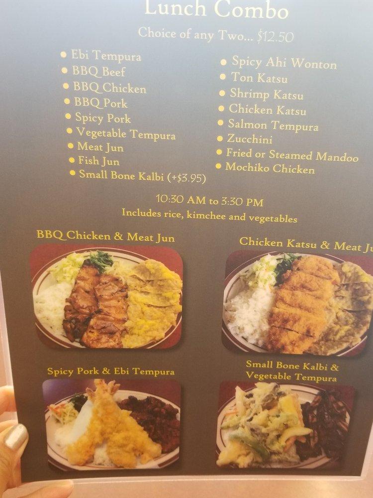 Menu at Kim Chee Restaurant 7, Aiea