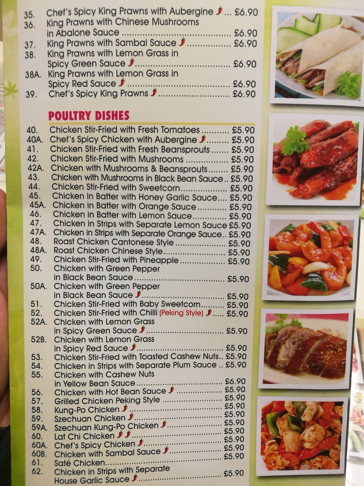Menu at Riverside Chinese Restaurant, Cheddar, The Cliffs