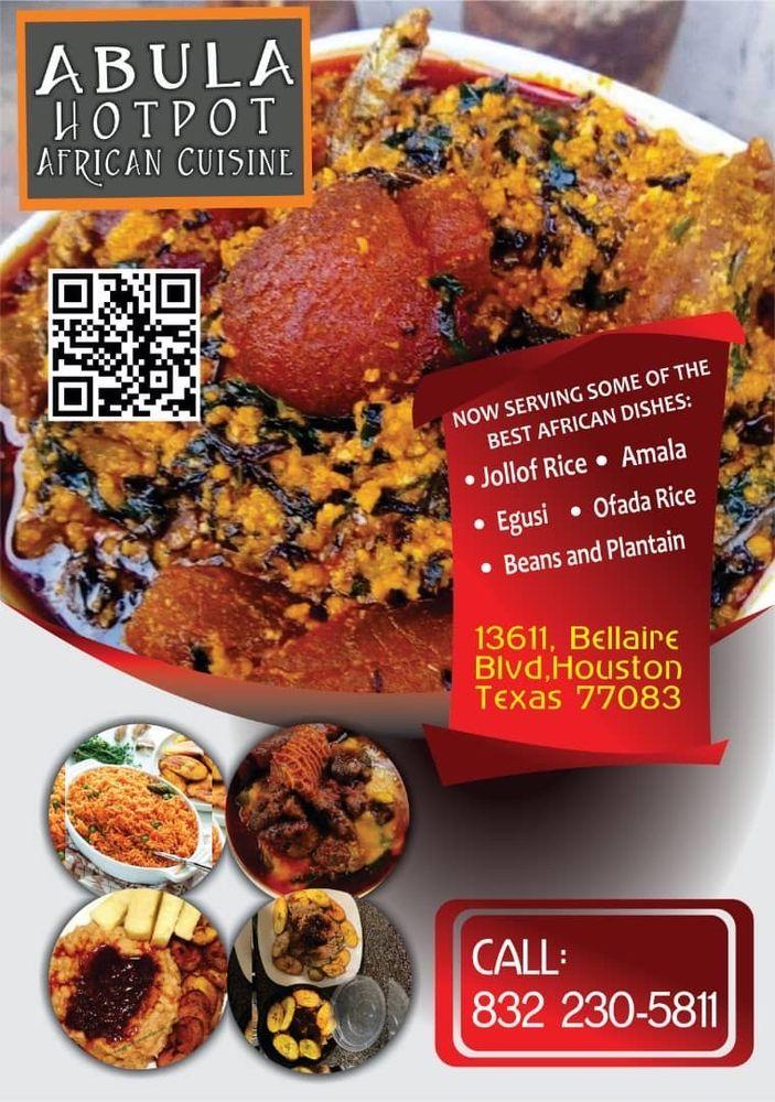 Menu at Abula HotPot restaurant, Houston