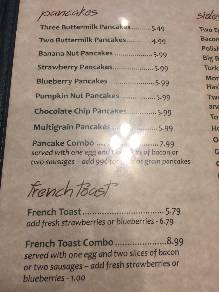 Menu at Good Morning Cafe, Camarillo