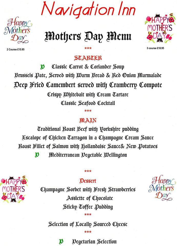 Menu at Navigation Inn pub & bar, Derby, 143 London Rd