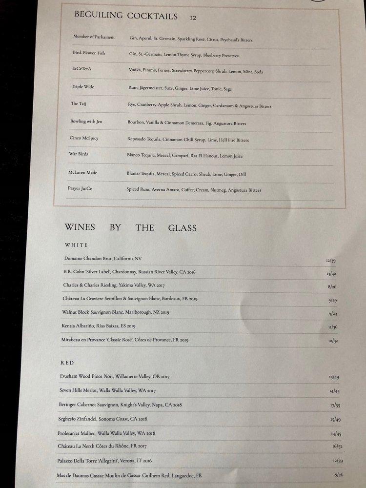Menu at The Lively pub & bar, Boise