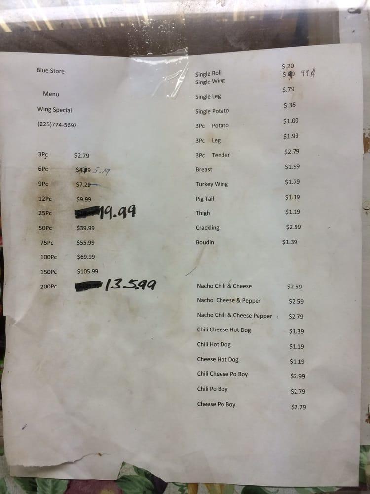 Carta de Triplet's Food Mart, Baton Rouge