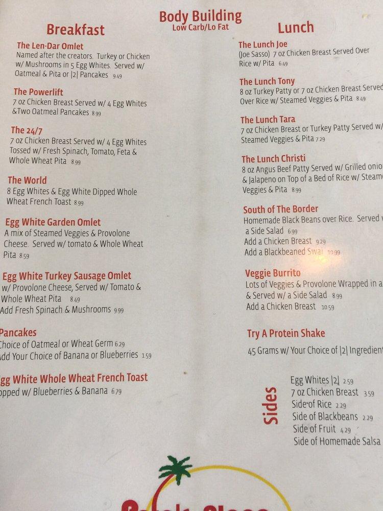 Menu at Pete's Place restaurant, West Palm Beach, N Jog Rd