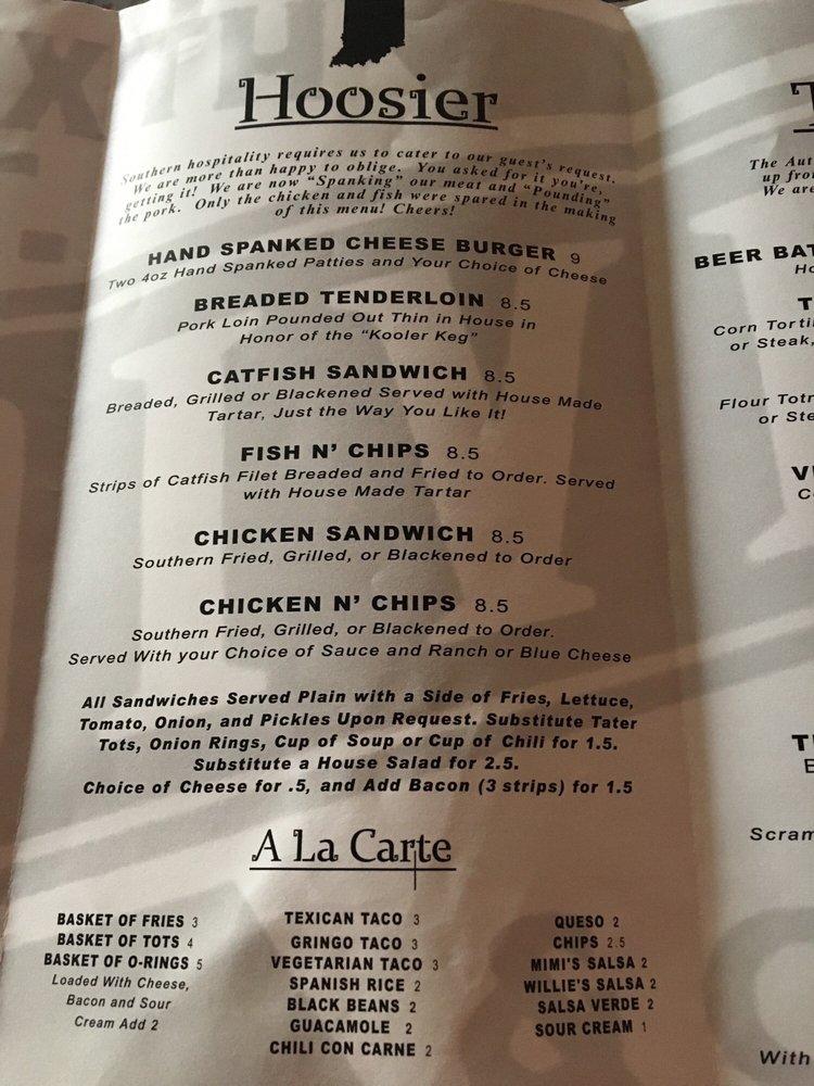 Menu at 6th Street Dive pub & bar, Lafayette
