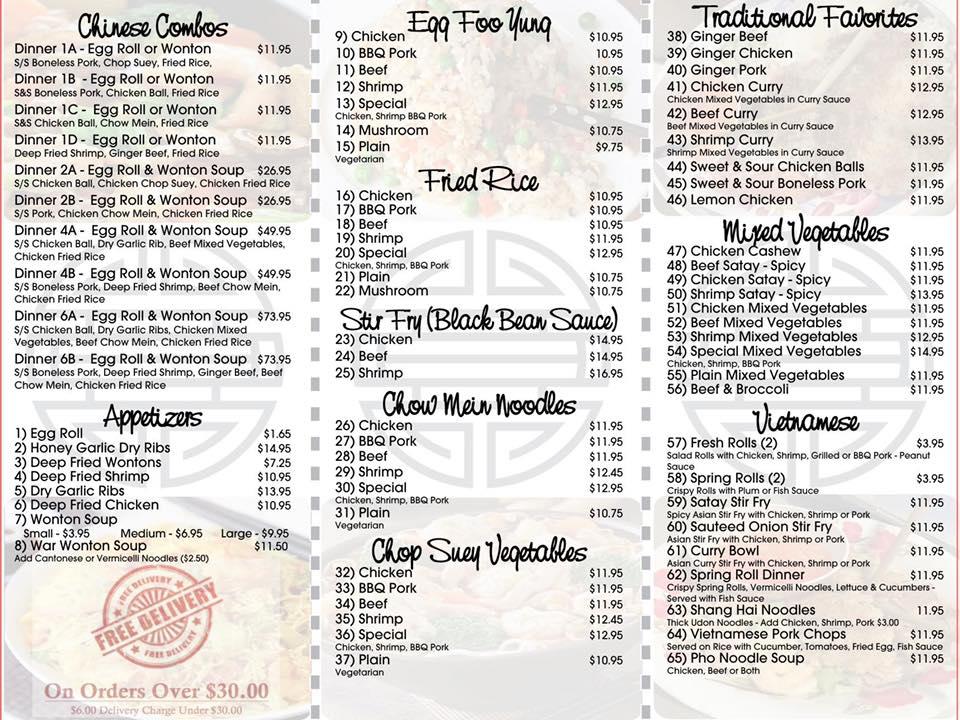 Menu at Estevan Pizza & Chinese Cuisine restaurant, Estevan, 5 St