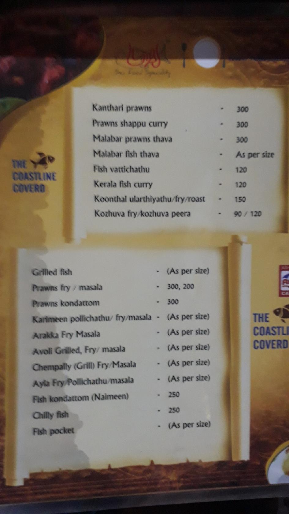Menu at Relax Gramya Restaurant, Irinjalakuda