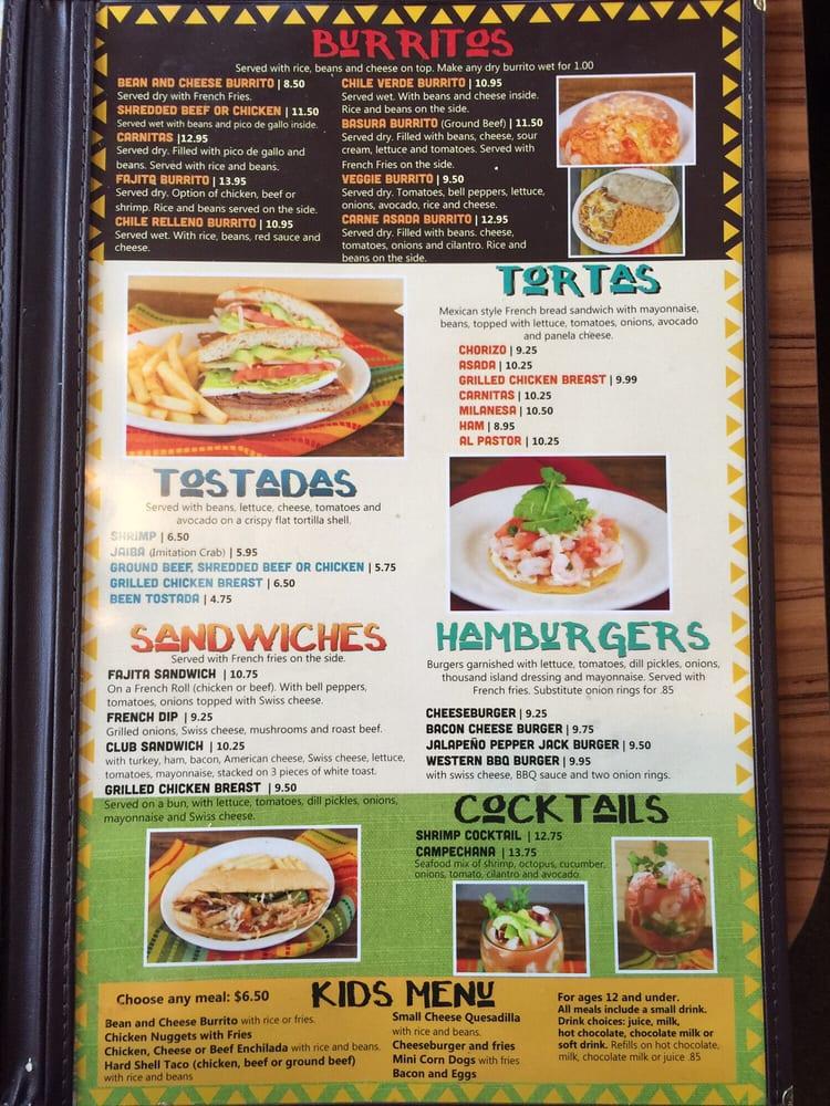 Menu at Laguna Grill Restaurant, Big Bear Lake