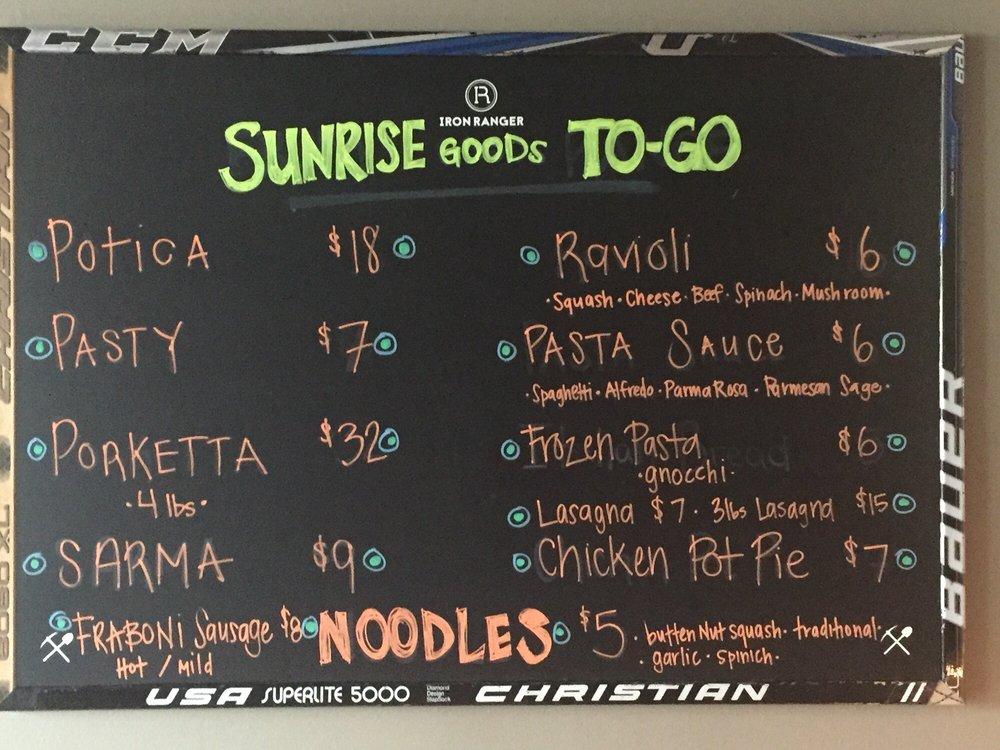 Menu at Iron Ranger pub & bar, Saint Paul