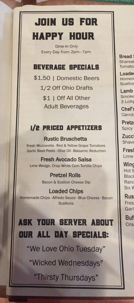 Menu at Local Roots restaurant, Powell