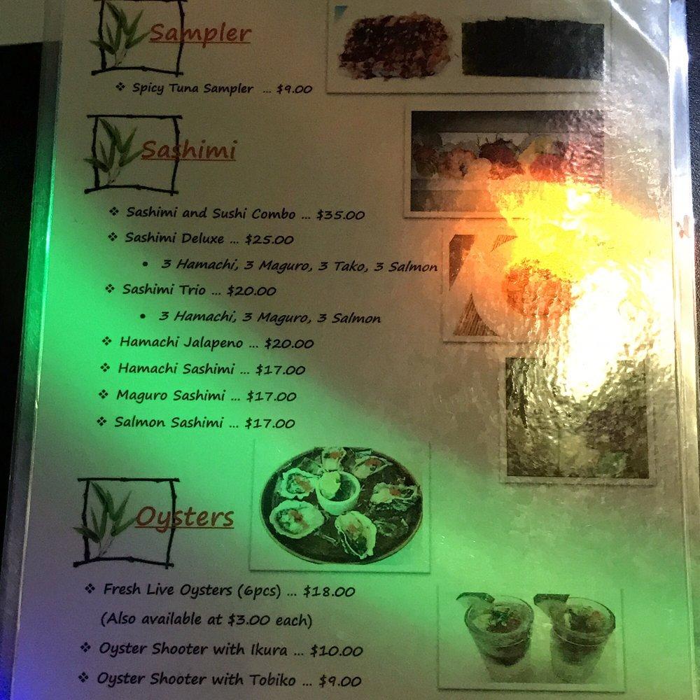 Menu at Pandora Cafe Karaoke/Bar & Grill, Honolulu