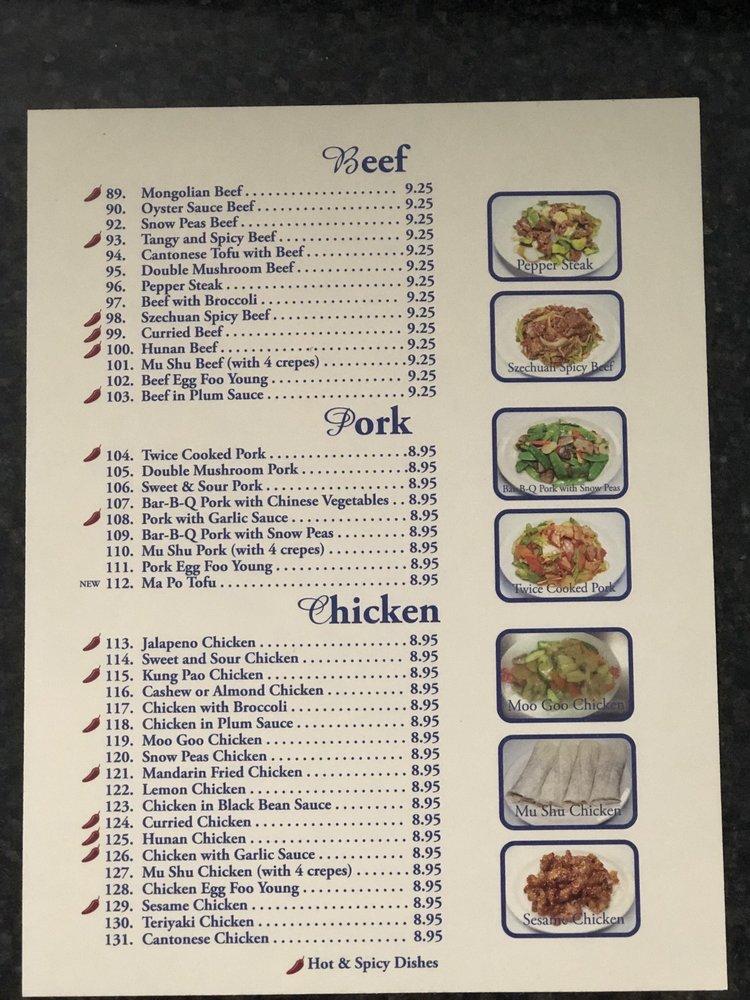 Menu at Jumbo Chinese Restaurant, Globe