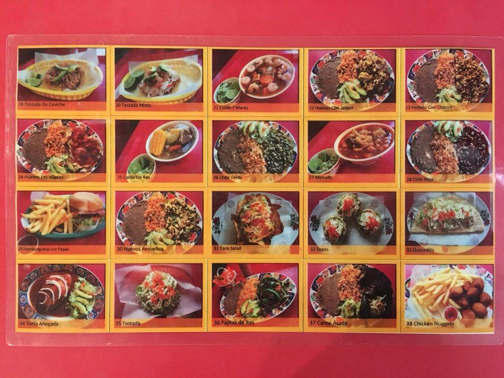 Menu at Tacos La Juanita restaurant, South Sioux City, 116 E 21st St