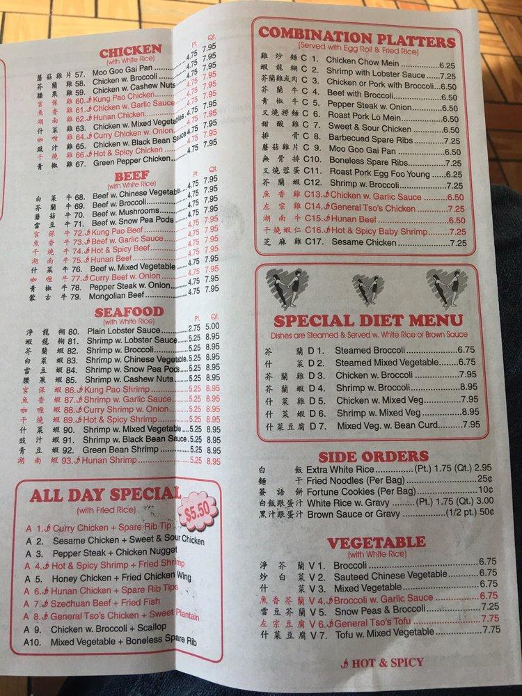 Menu at Magic Wok Chinese Food Restaurant, Pine Lake