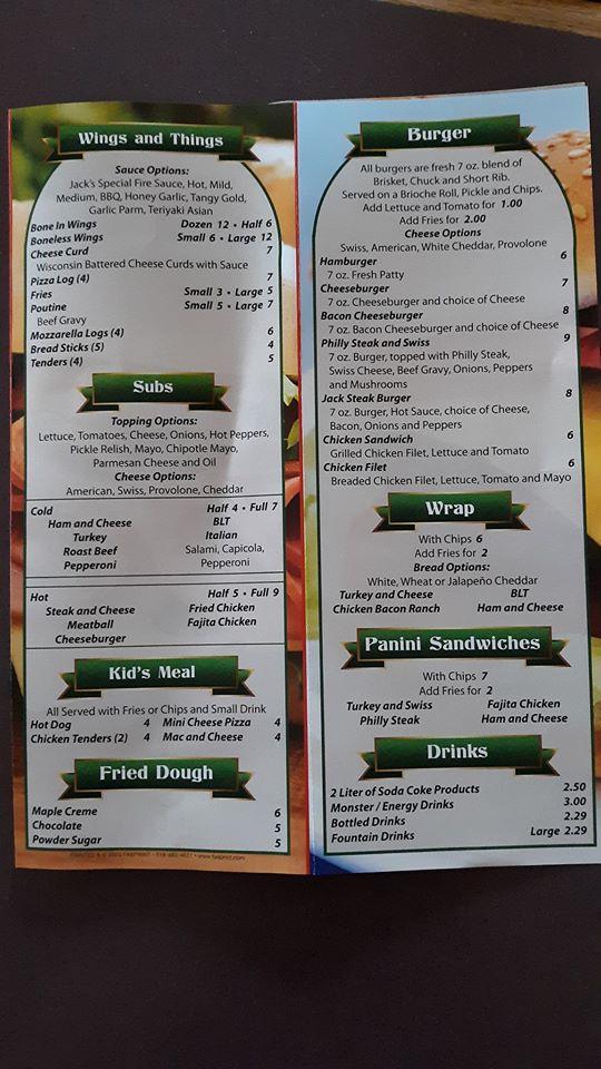 Menu at Something Different Pizza & Deli restaurant, Malone
