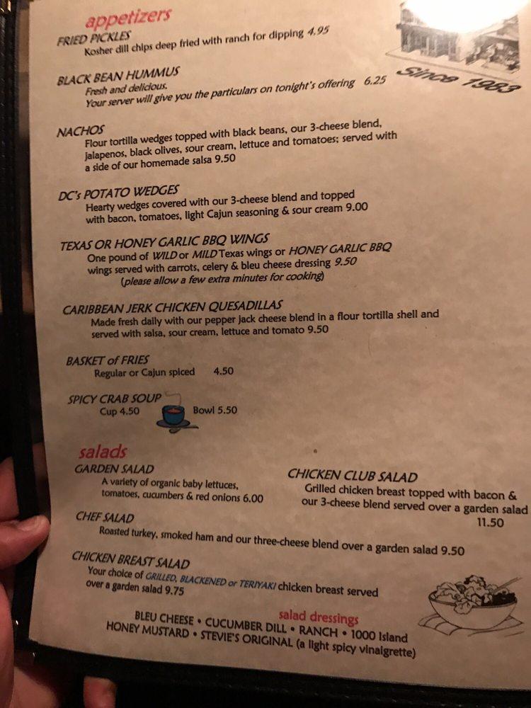Menu at Alexander Michael's pub & bar, Charlotte