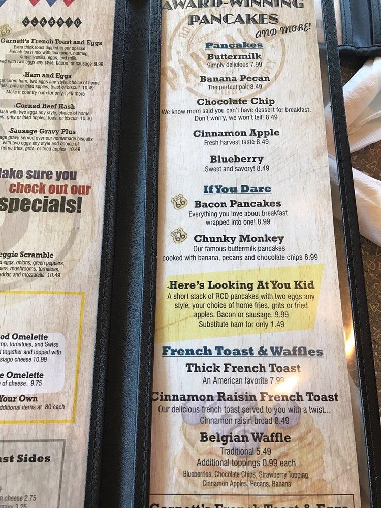 Menu at River City Diner restaurant, Richmond, 803 E Parham Rd