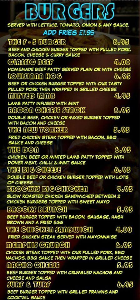 Menu at The Aman Tavern pub & bar, Aberdare