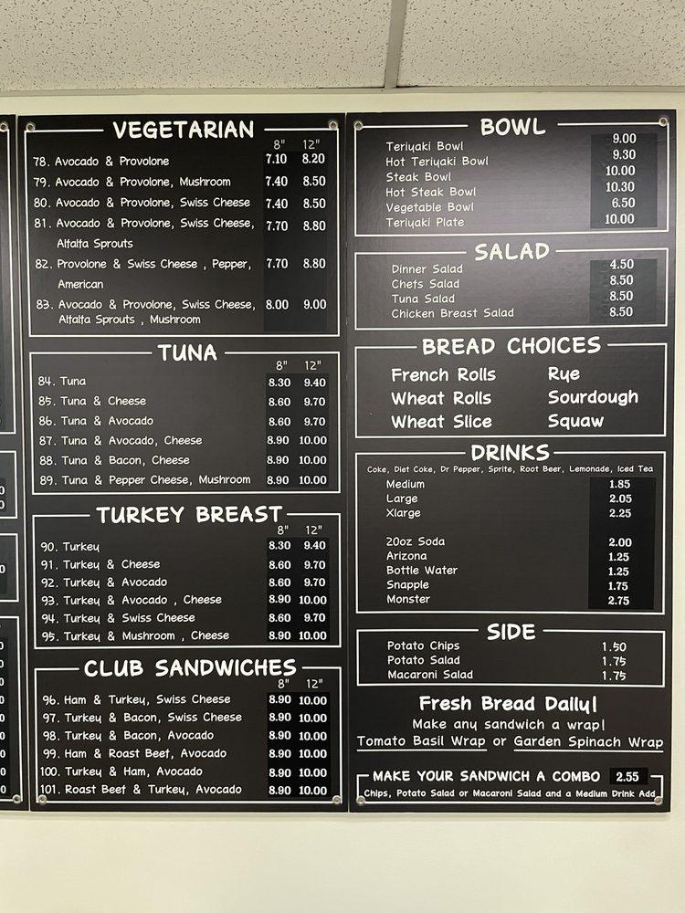 Menu at Tummy Stuffer restaurant, Riverside