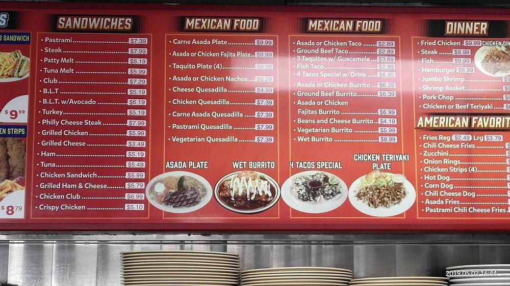 Menu at Riverwalk burgers and grill fast food, Riverside