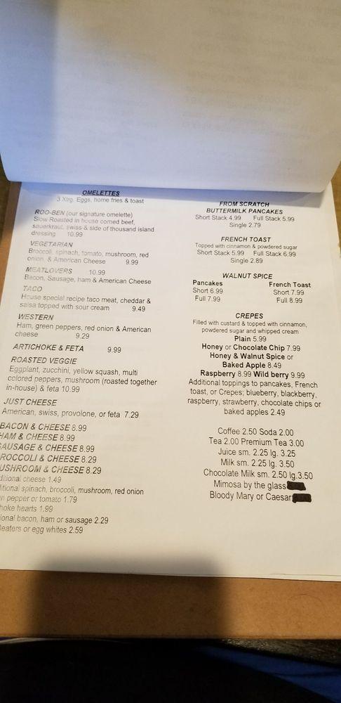 Menu at The Howling Rooster Restaurant & Bar, Buffalo, 529 Englewood Ave