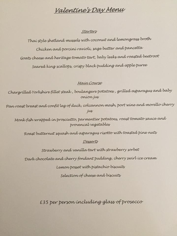Menu at The Swan & Cygnet pub & bar, Swanland