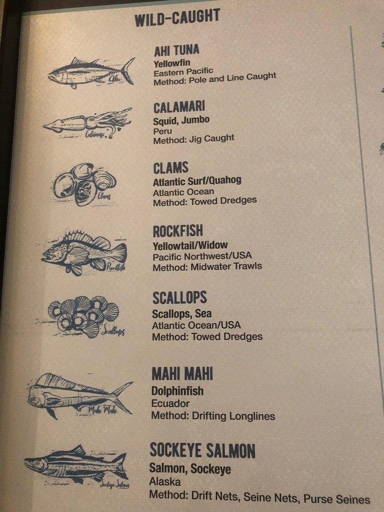 Menu at California Fish Grill restaurant, El Cajon, 120 Fletcher Pkwy